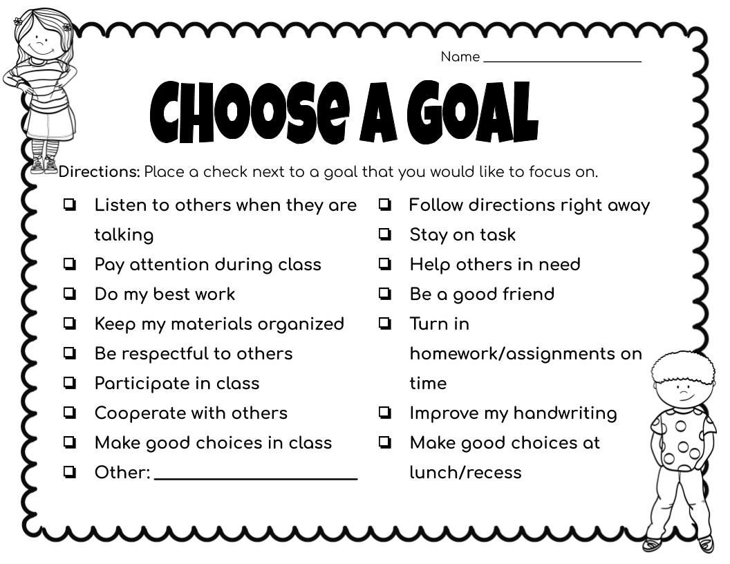 6 Steps to Successful Goal Setting for Students - Two Sharp Pencils